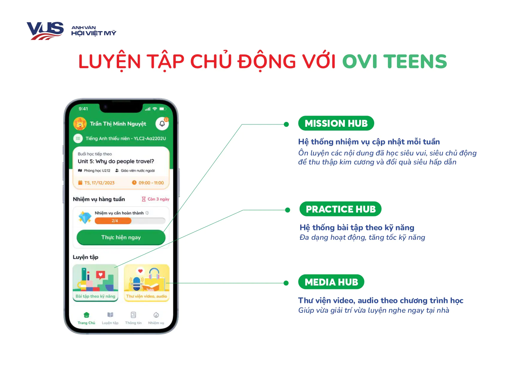 VUS ra mắt bộ đôi ứng dụng độc quyền OVI Parents & OVI Teens